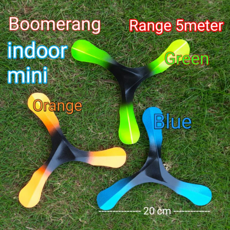 Jual Boomerang bumerang indoor mini BARU jarak 5meter | Shopee Indonesia