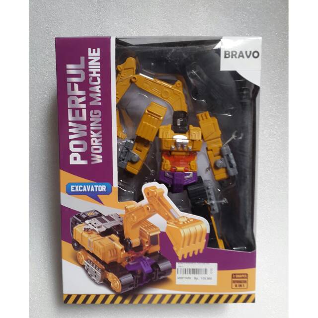 Jual Robot Transformer Conatruction Excavator | Shopee Indonesia