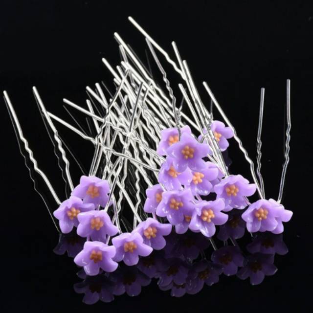 Jual Hairpin bunga tusuk rambut sanggul konde aksesoris rambut | Shopee ...