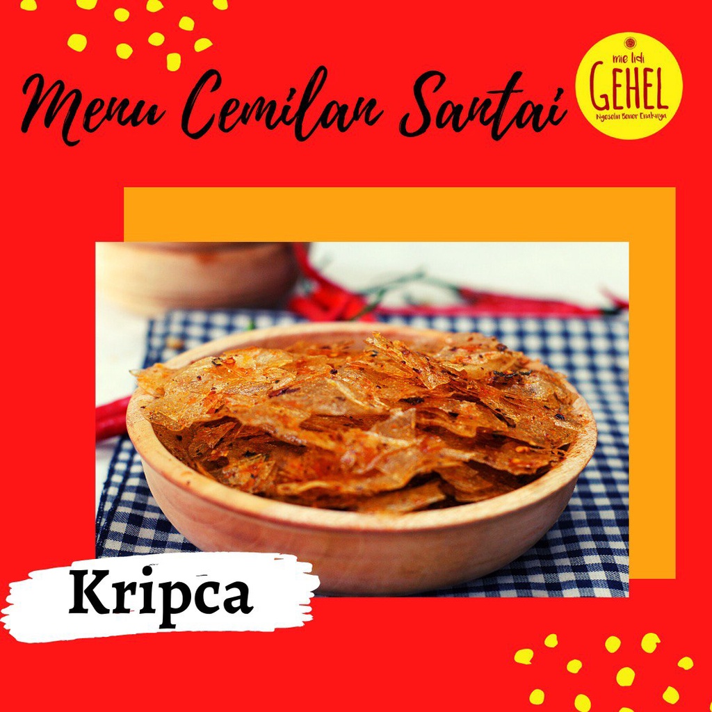 Jual GEHEL Snack Kekinian [KRIPCA] | Shopee Indonesia