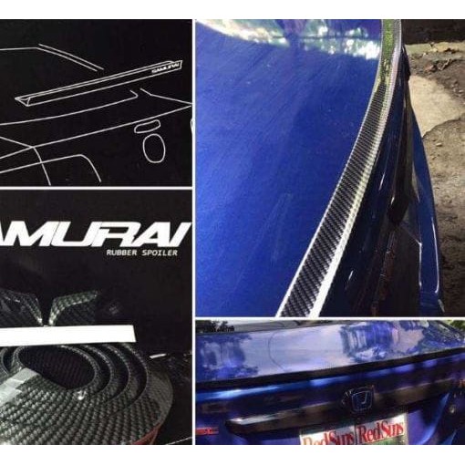 Jual SAMURAI Ductail spoiler Carbon Ducktail Karbon / Rubber Spoiler ...