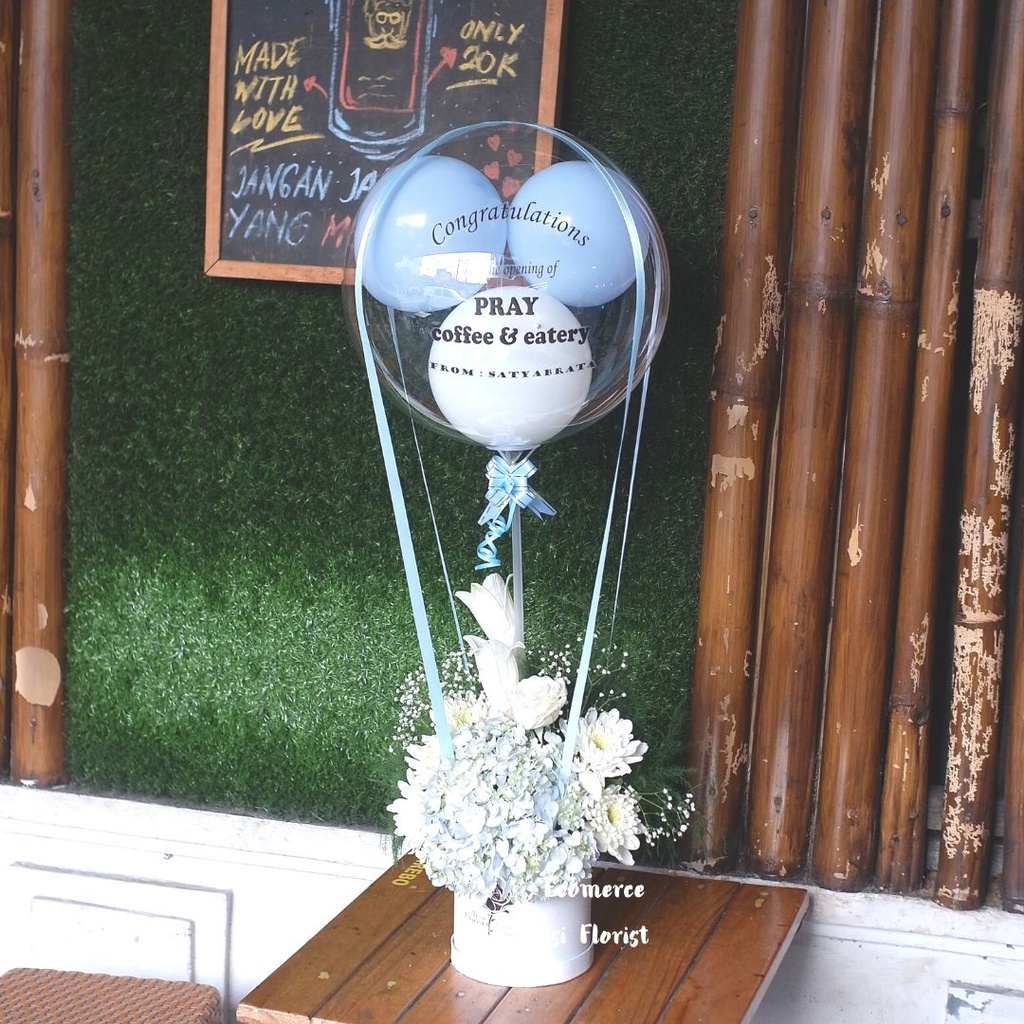 Jual [Ready/Tidak PO] Hot Air Ballon || Bloom Box balon || balon bunga ...