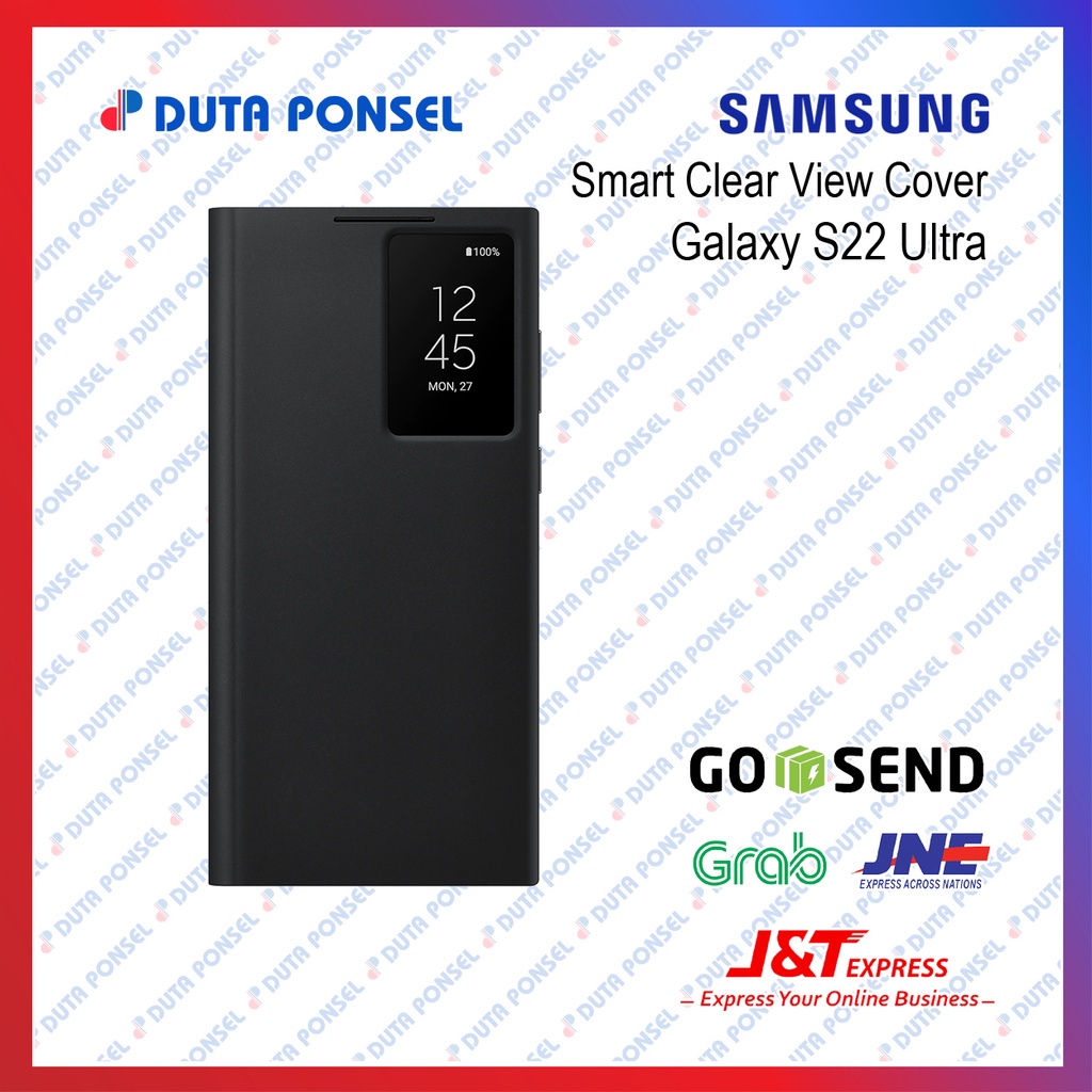 Jual Smart Clear View Cover for Galaxy S22 Ultra Original Samsung ...
