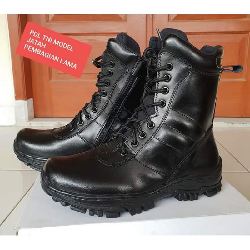 Jual SEPATU PDL JATAH PEMBAGIAN ASLI KULIT TNI,POLRI 2015 SAFETY UJUNG ...