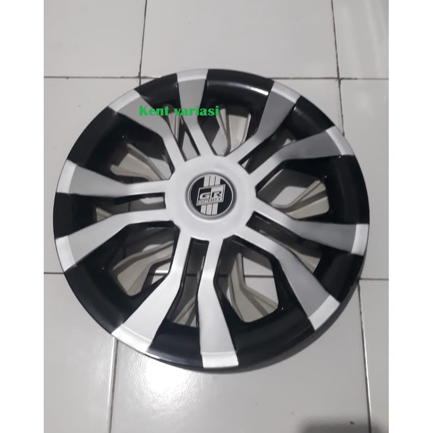 Jual Cover Dop Velg Ring 13/14 GR Sport Hitam Silver | Shopee Indonesia