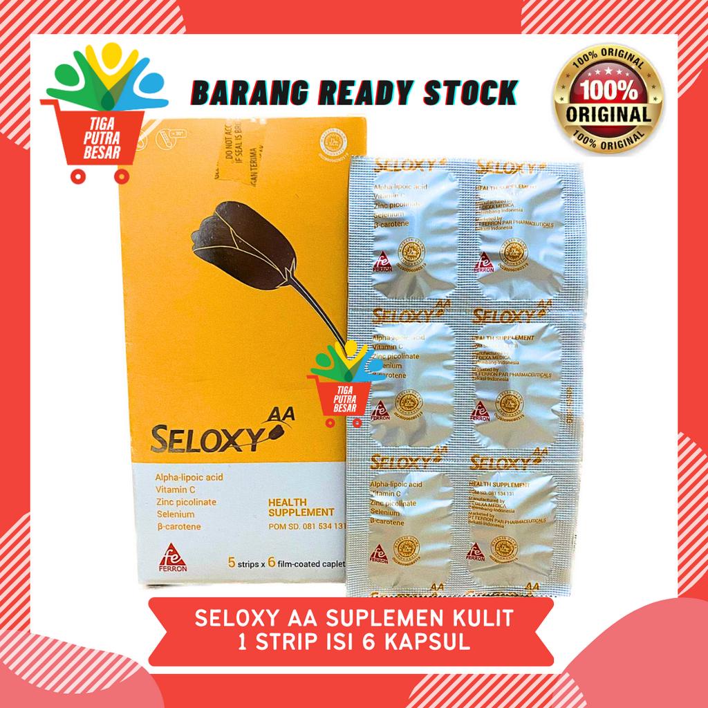 Jual SELOXY AA SUPLEMEN KESEHATAN 1 STRIP ISI 6 KAPLET | Shopee Indonesia