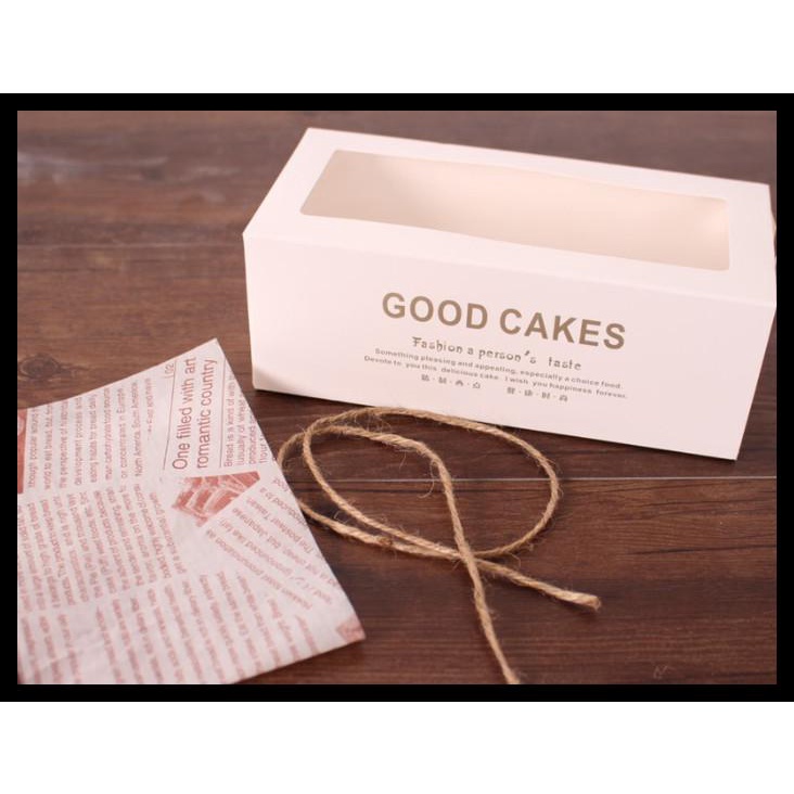 Jual Box Kotak Tarik Putih + Tali Packing Dus Mika Transparan Bolu ...