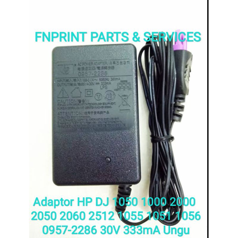 Jual Adaptor Printer HP DeskJet DJ 1000 1050 1051 1055 1056 2000 2060 ...
