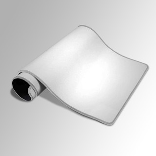 Jual MousePad Waterproof All White Blank Polos DeskMat Putih Dijahit XL ...