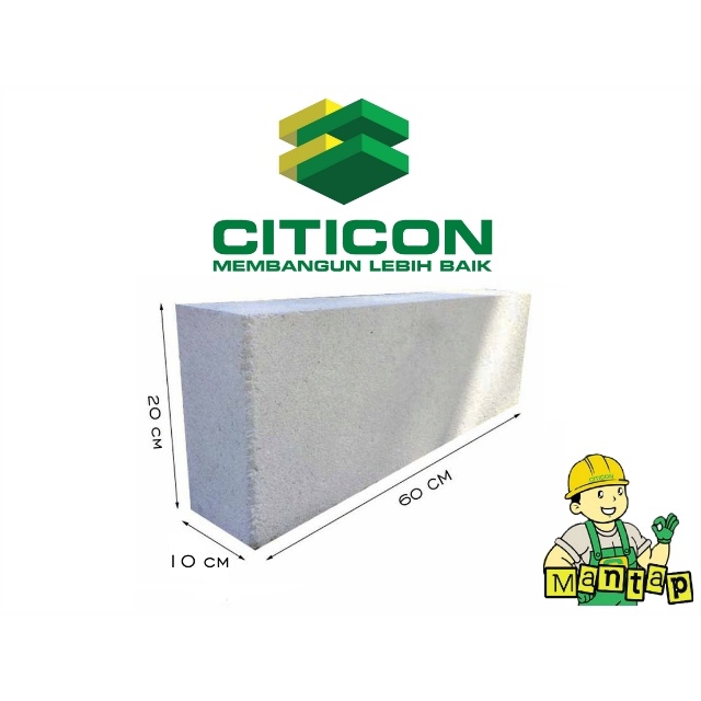 Jual Hebel Bata Ringan Citicon isi 11.52 kubik Untuk Wilayah Kota ...