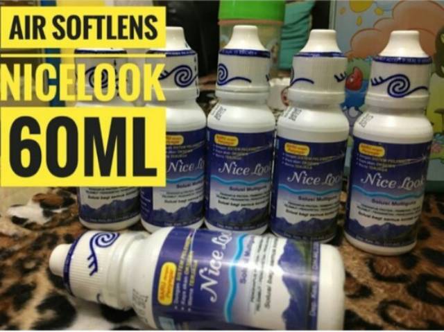 Jual Air softlens 60ml/NICELOOK/ NICELOOK 60ML AIIR SOFLEN FREE ...