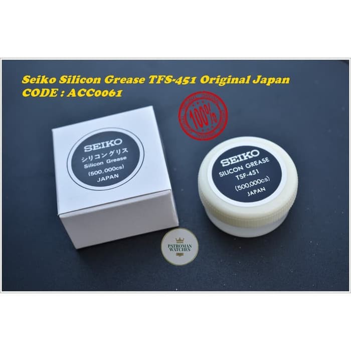 Jual S31ko Watch Parts Silicon Grease TFS-451 Original Japan | Shopee ...