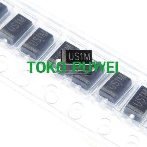 Jual hid_ US1M UF4007 UF 4007 HER107 1A 1000V Ultra Fast Diode SMA ...
