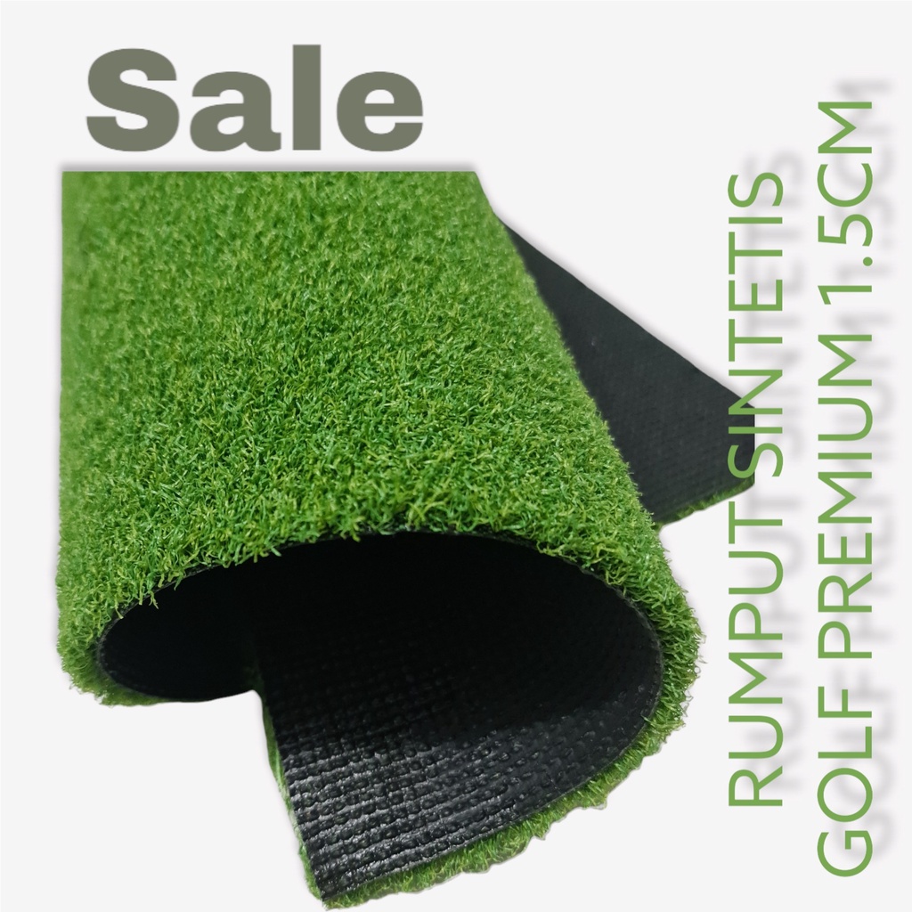 Jual Rumput karpet sintetis golf Premium 25CM x 25CM - Tebal 1.5cm ...