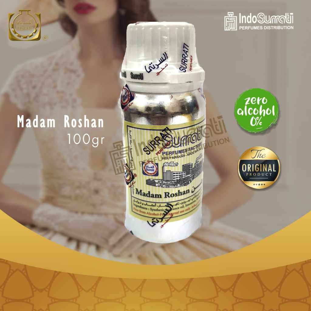 Jual Parfum MADAM ROSHAN 100gr | Parfum Surrati | Surrati Perfumes ...