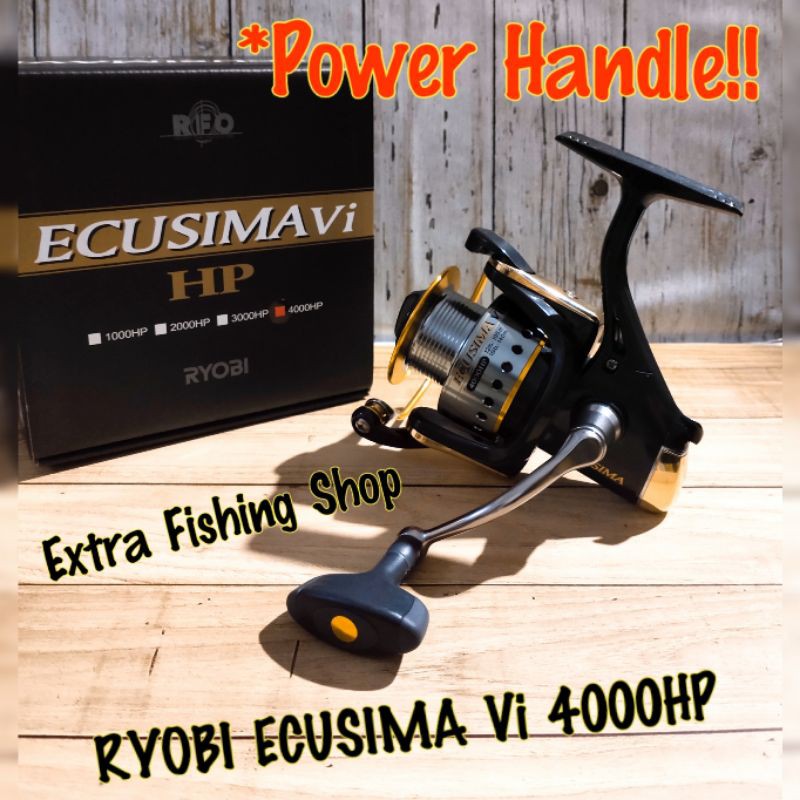 Jual RYOBI ECUSIMA Vi 1000 3000 4000HP POWER HANDLE Reel Spinning ...