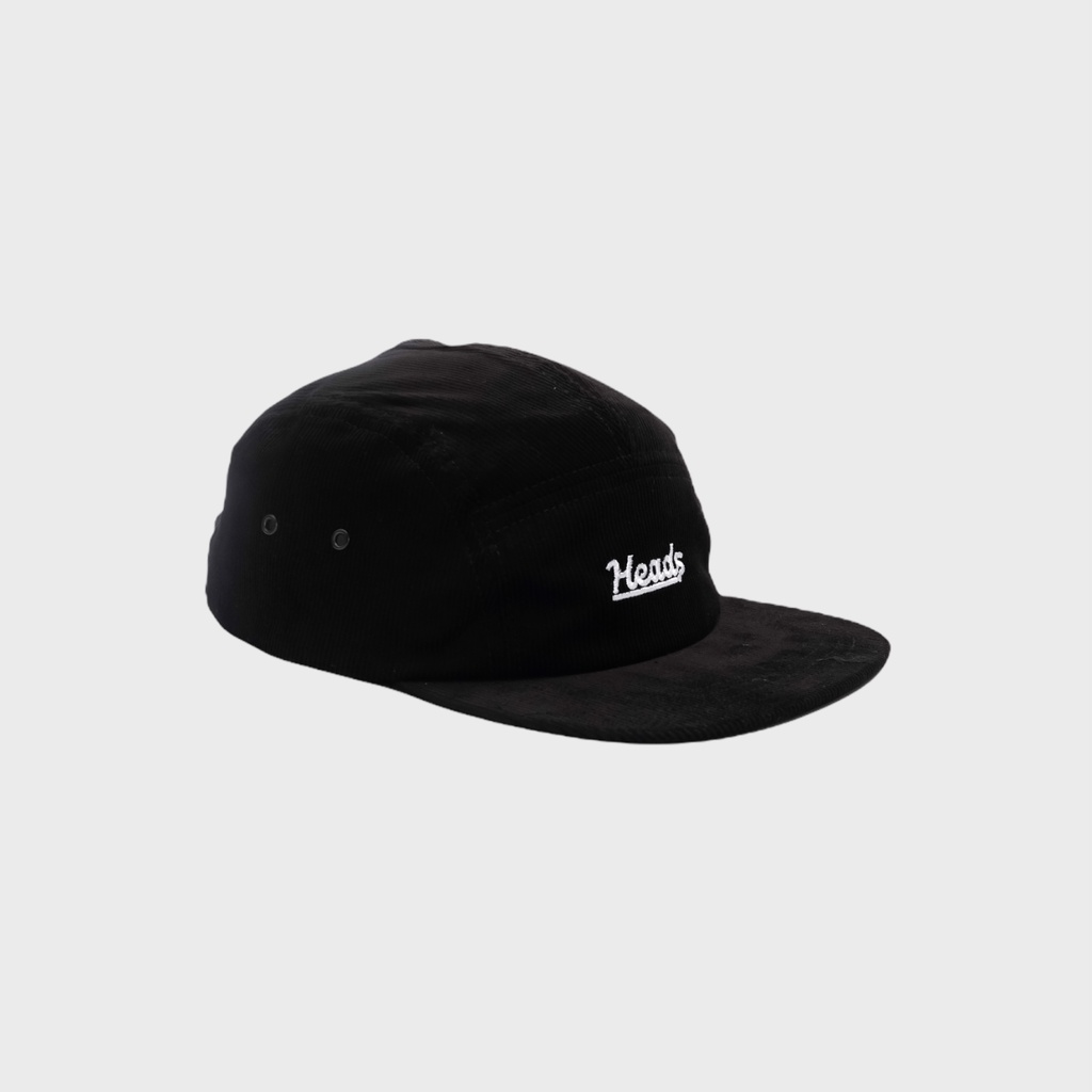 Jual Heads The Label - 5 Panel Cap Black | Shopee Indonesia