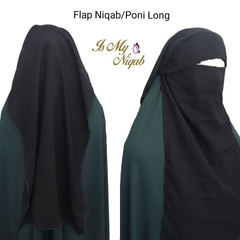 Jual cadar Poni Long Atau flap niqab | Shopee Indonesia