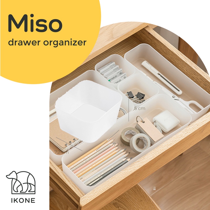 Jual 【IKONE】MISO Organiser Laci Sumpit Sendok Organiser Kamar Laci ...