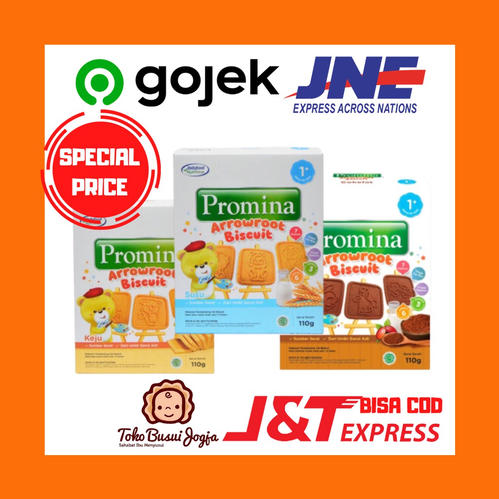 Jual Promina Arrowroot Biscuit Biskuit Anak Bayi 1 Tahun Rasa Coklat ...