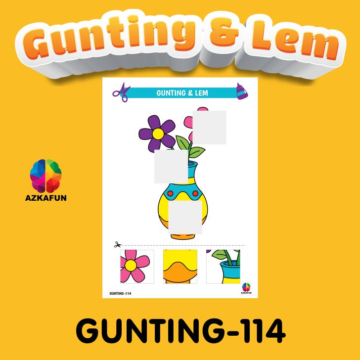 Jual Lembar aktivitas Gunting dan Lem tema ISI RUMAH - lembar belajar ...