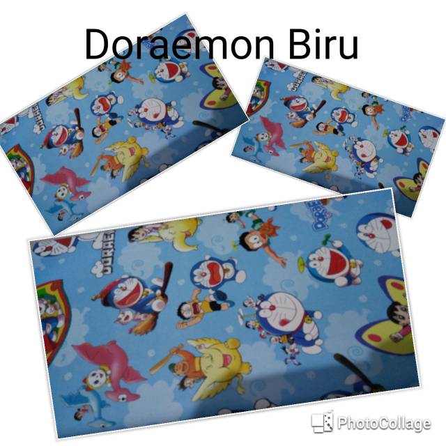 Jual KERTAS KADO KARAKTER DORAEMON BIRU | Shopee Indonesia