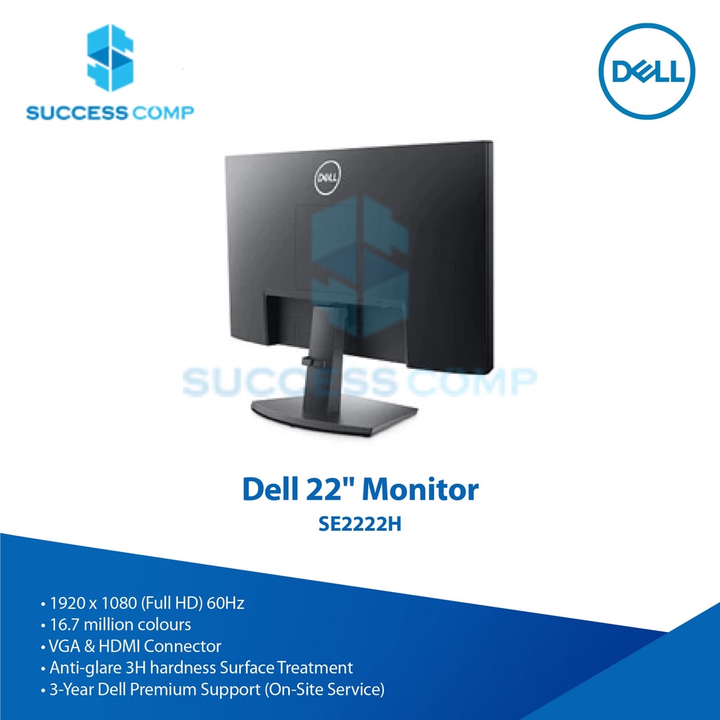 Jual Monitor Dell SE2222H 21.5" Garansi Resmi Dell 3 Tahun | Shopee ...