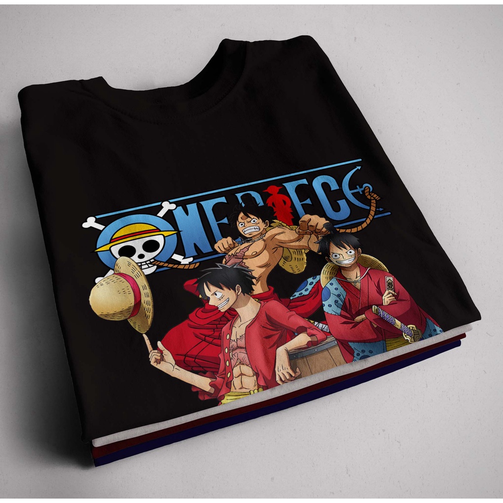 Jual KAOS ONE PIECE MONKEY D.luffy | KAOS JEPANG MOTIF LUFFY BAJAK LAUT ...