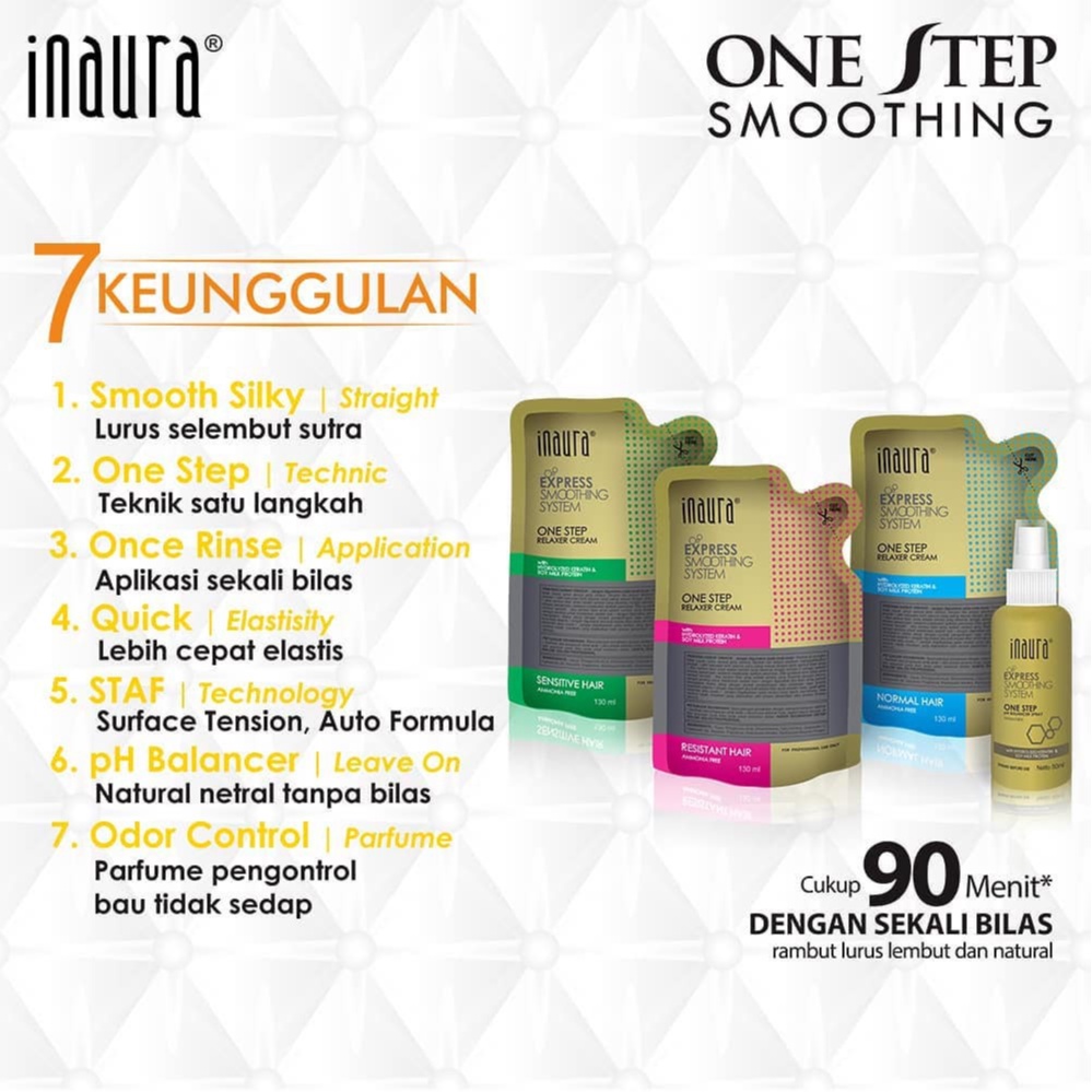 Jual INAURA ONE STEP EXPRESS SMOOTHING MINI / NORMAL / RESISTANT ...