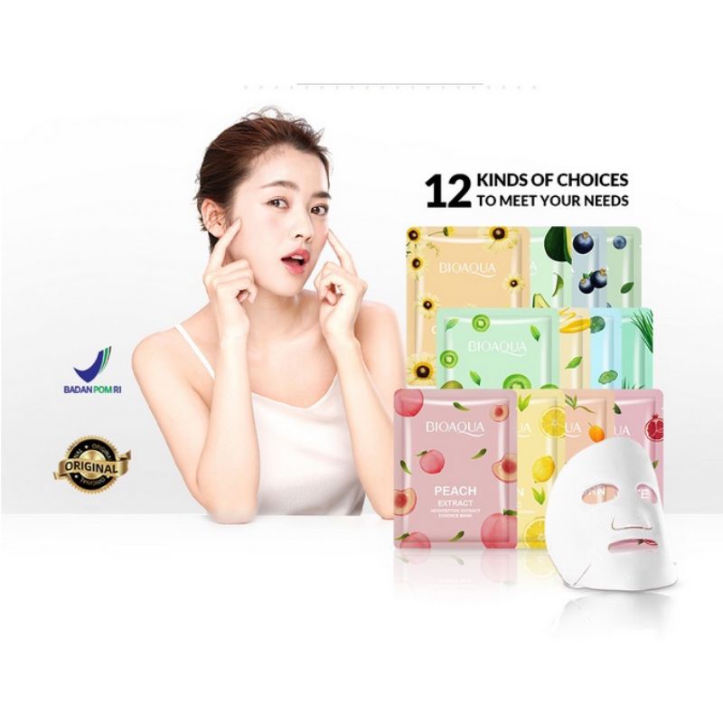 Jual Bio Aqua Sheet Mask (Freegift) | Shopee Indonesia