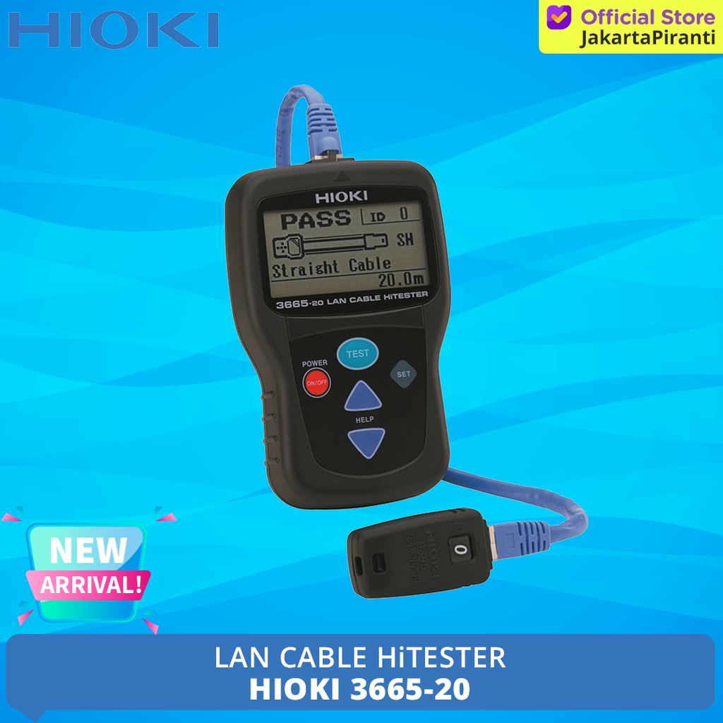 Jual LAN Cable HiTESTER Hioki 3665-20 LAN Cable Tester | Shopee Indonesia