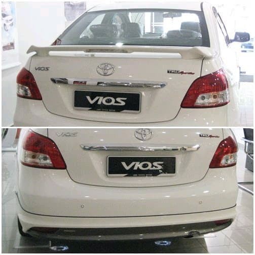 Jual Bodykit Toyota Vios trd style plus spoiler trd 06-12 | Shopee ...