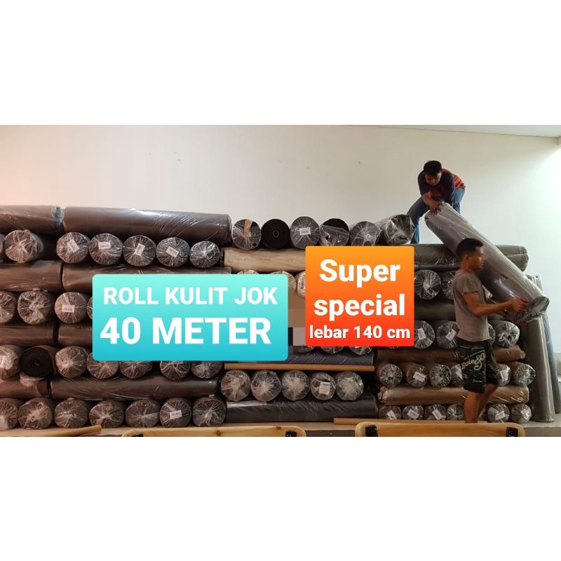 Jual ROLL KULIT JOK MOTOR 40 METER / KULIT SOFA TAS DOMPET / ROLL KULIT ...