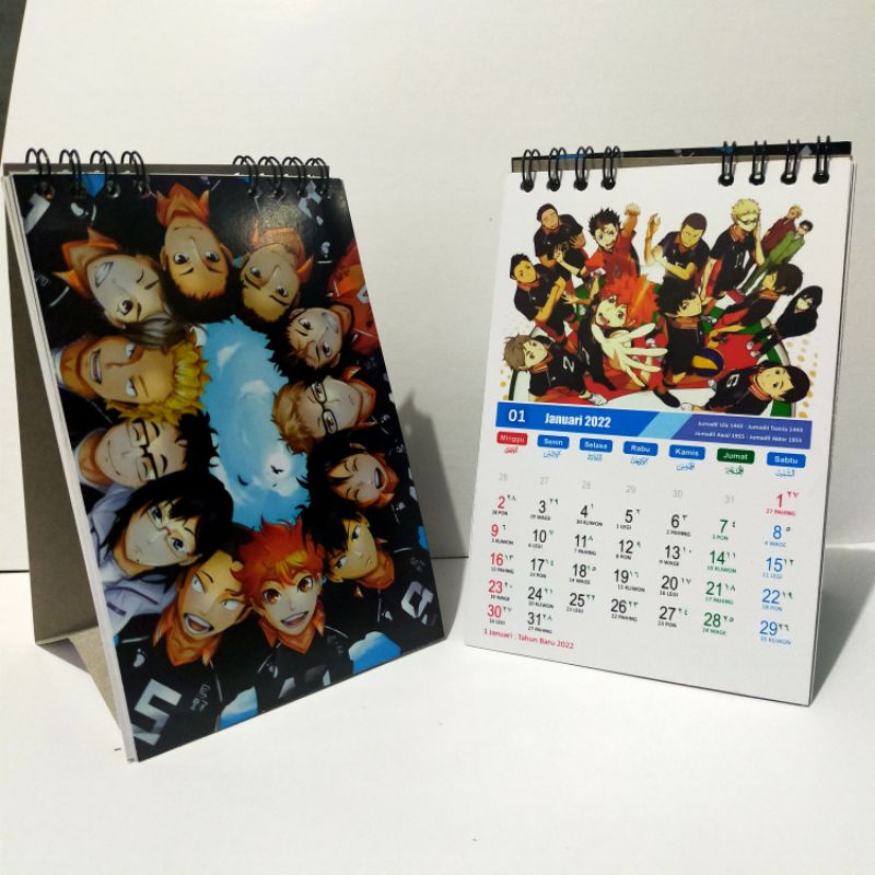 Jual Kalender anime haikyuu/kalender meja/kalender duduk 2025 | Shopee ...