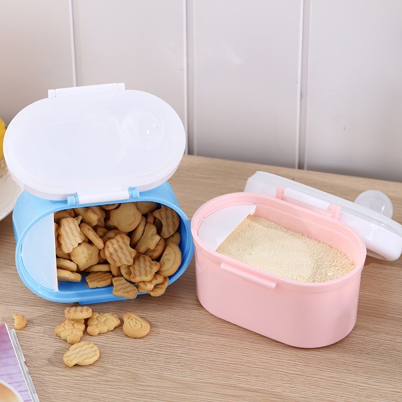 Jual Tempat Kotak Penyimpanan Susu Bubuk Biskuit Snack Bayi / Toples ...