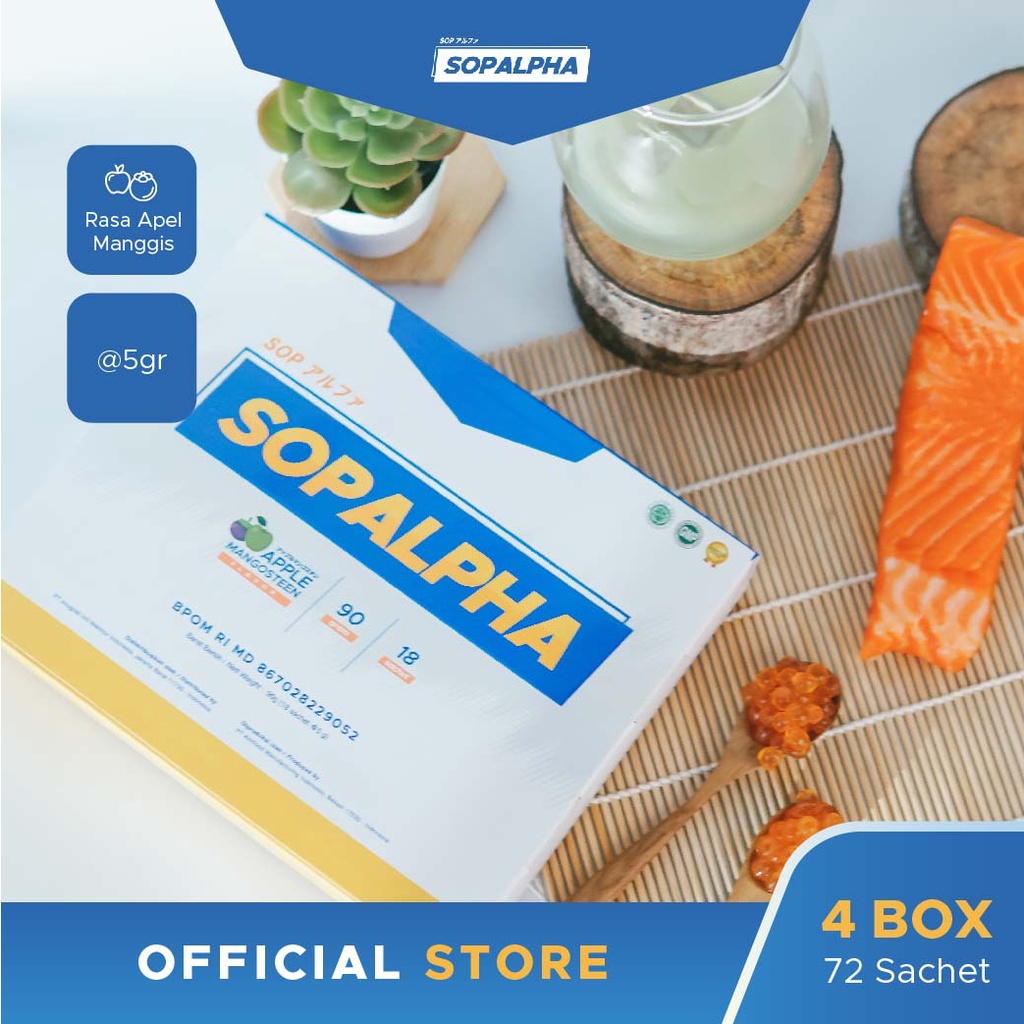 Jual SOPALPHA - Rasa Apel Manggis 4 Box | Shopee Indonesia