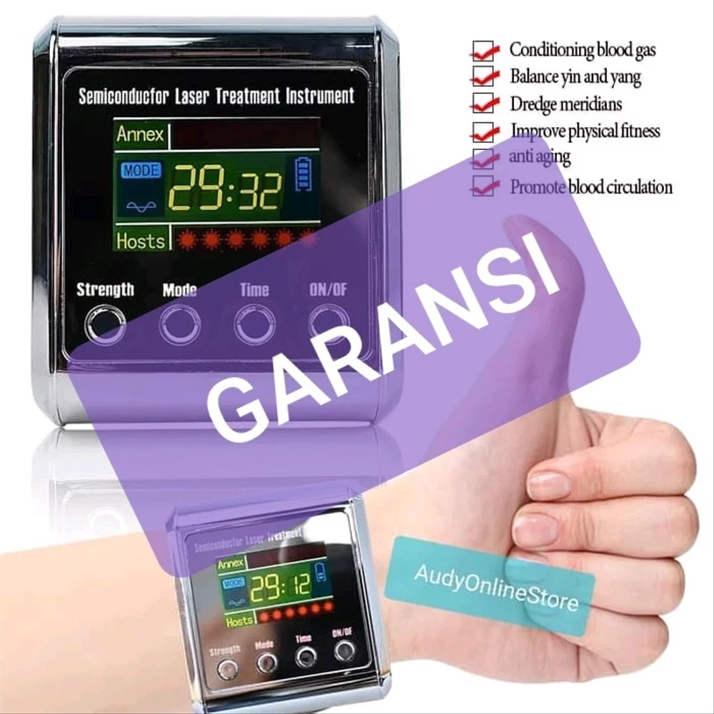 Jual Promo SB Jam Tangan kesehatan terapi laser 650nm 7 titik mirip Dr. Laser Elegan | Shopee ...