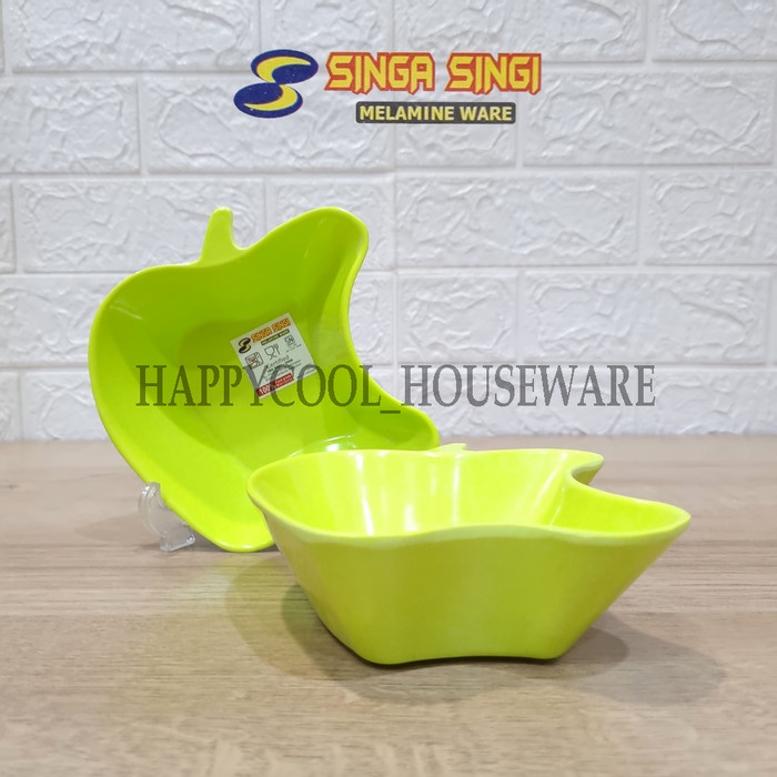 Jual SINGA SINGI Bowl Apel / Mangkok Makan Model Apel Serbaguna MAP001S ...