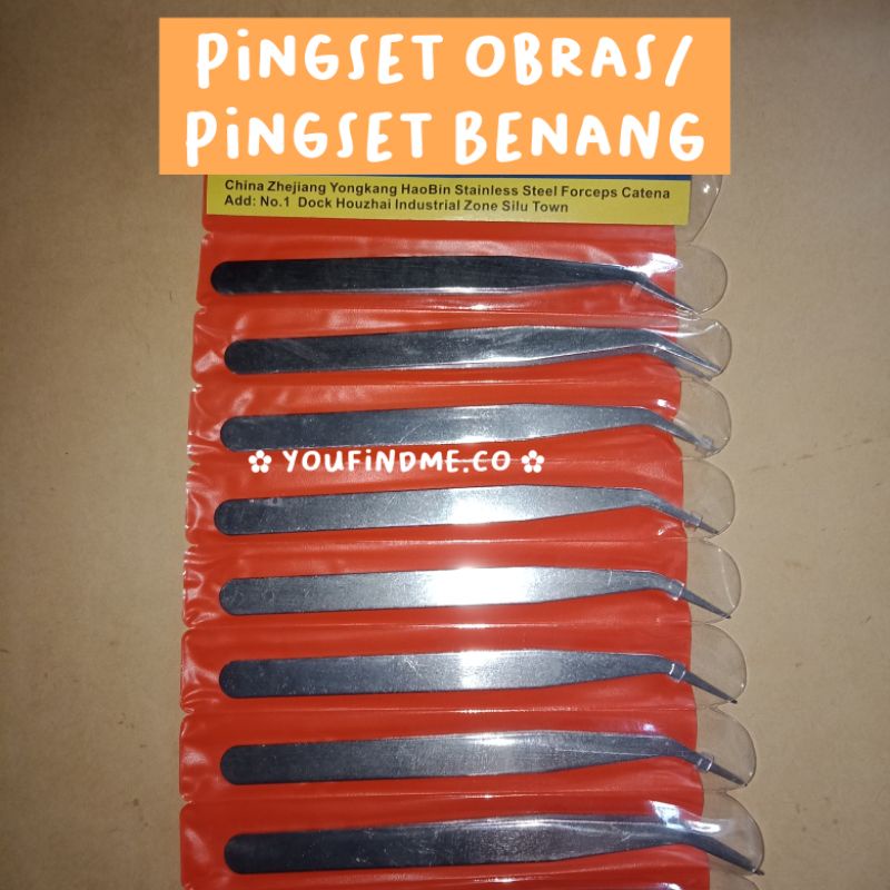 Jual Pingset Jahit/ Pingset Obras/ Pinset Jahit/ Pinset Obras Tebal A ...