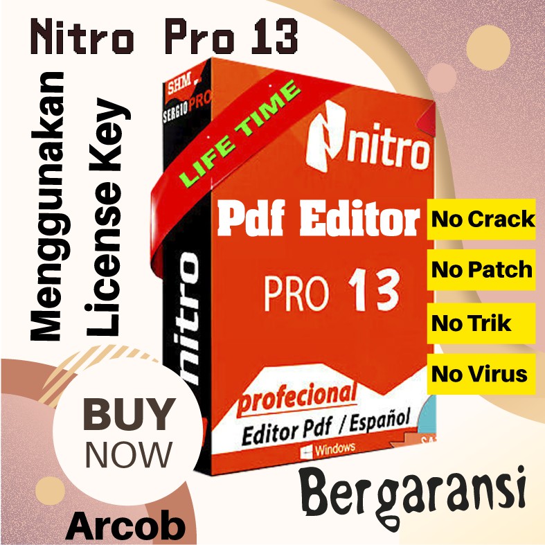 Jual Nitro Pro 13 License Lifetime Bergaransi / PDF Editor Nitro PDF 13 | Shopee Indonesia