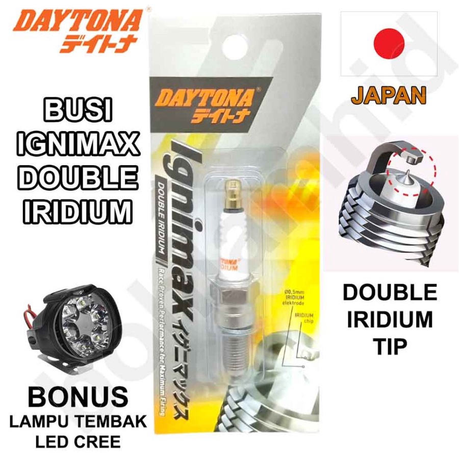 Jual Busi Motor Daytona REVO CW, REVO ABSOLUTE Double Iridium IGNIMAX | Shopee Indonesia
