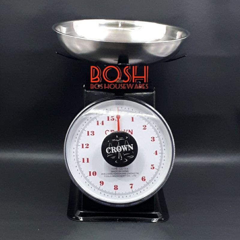 Jual Timbangan buah manual crown 5kg 10kg 15kg 20kg | Shopee Indonesia