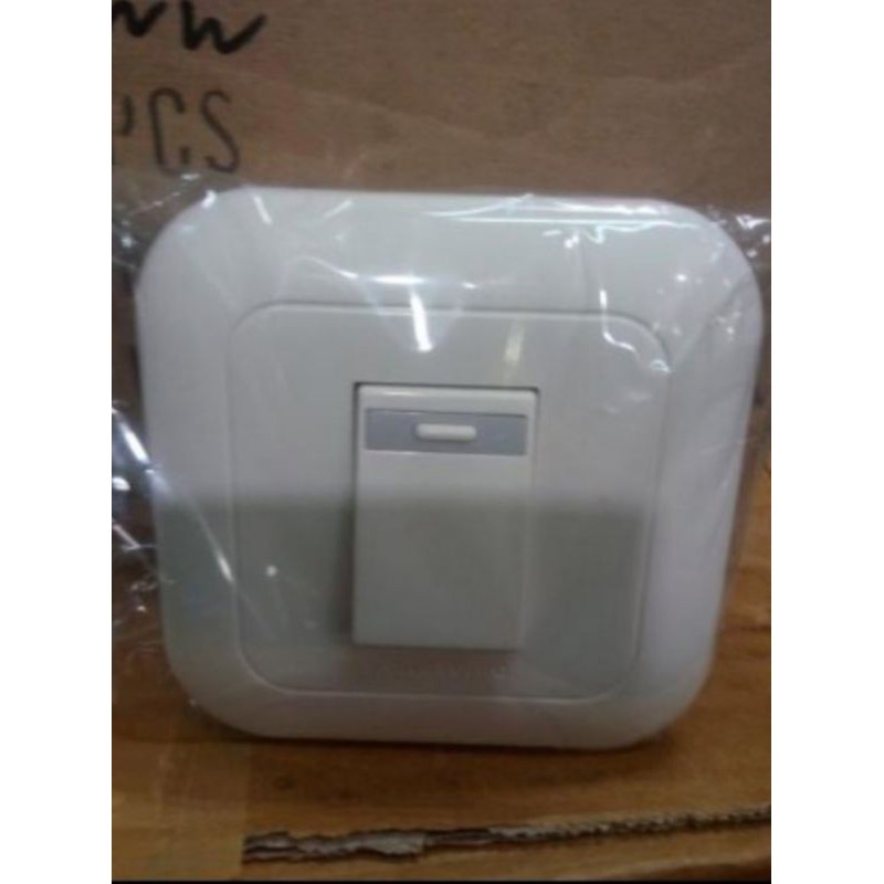 Jual panasonic saklar single engkel tunggal 1 gang putih wide series ...