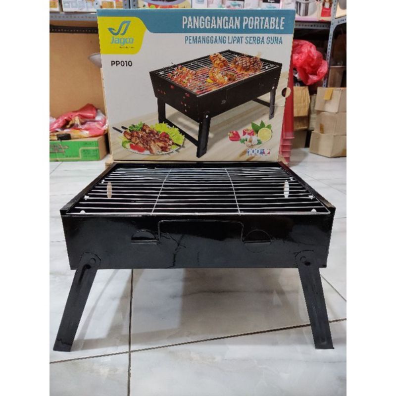 Jual Barbeque Grill Alat Panggangan Portable Mini Pemanggang Lipat Sate ...