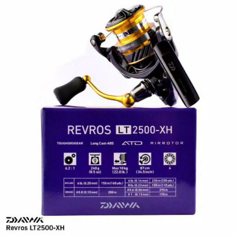 Jual Reel Daiwa Revros LT | Spinning | Casting | Laut | Kolam | Sungai | Silahkan pilih ukuran ...