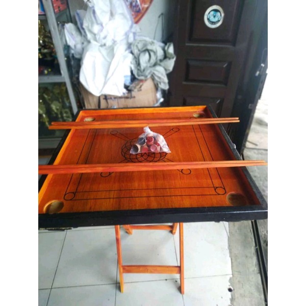 Jual Meja Tusod Tusot Kayu Karambol Billyard Kayu | Shopee Indonesia
