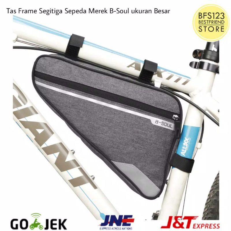 Jual tas sepeda frame segitiga B-soul ukuran besar tas segitiga rangka ...