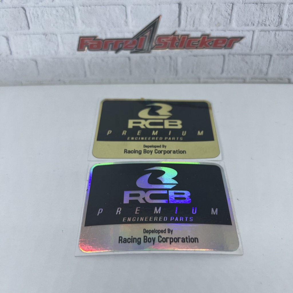 Jual stiker Racing Boy sticker RCB GOLD premium | Shopee Indonesia