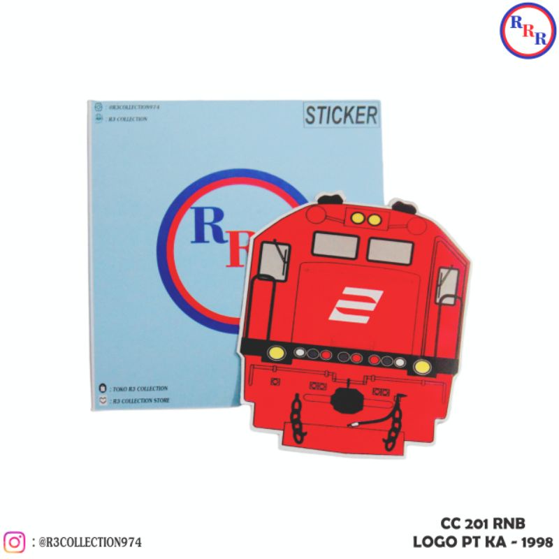 Jual Stiker Kereta - CC 201 RNB LOGO PT KA 1998 | Shopee Indonesia