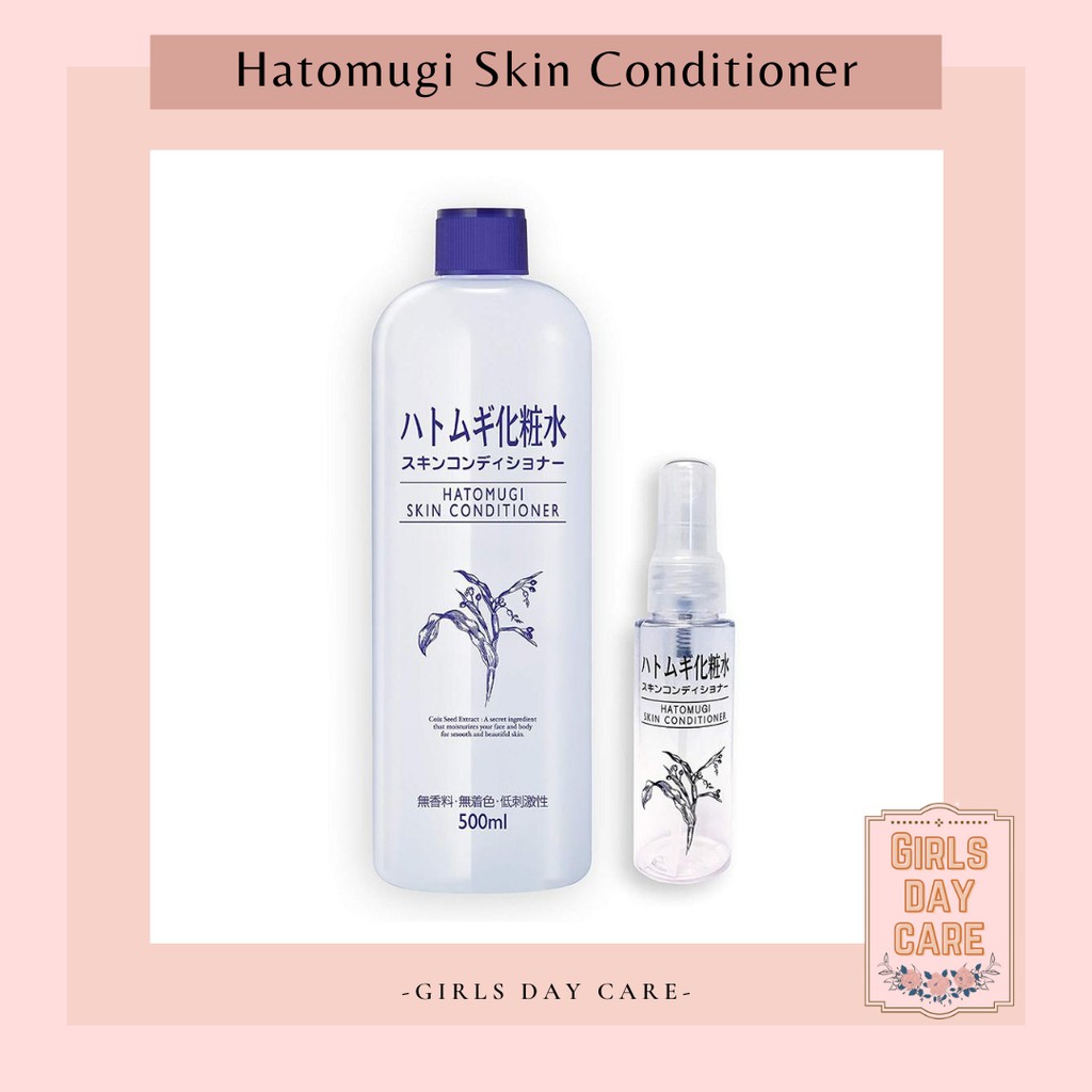 Jual [BPOM] HATOMUGI SKIN CONDITIONER 500ml (Free Hatomugi Botol Spray ...